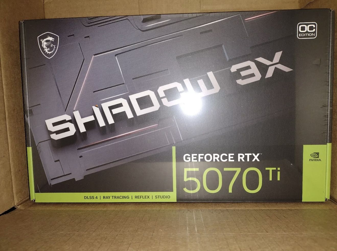 Nvidia RTX 5070ti - MSI Shadow 3x - Brand New for Sale in Los Angeles ...