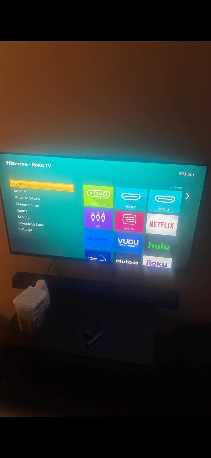 Tv with surround sound system for Sale in High Point, NC - OfferUp