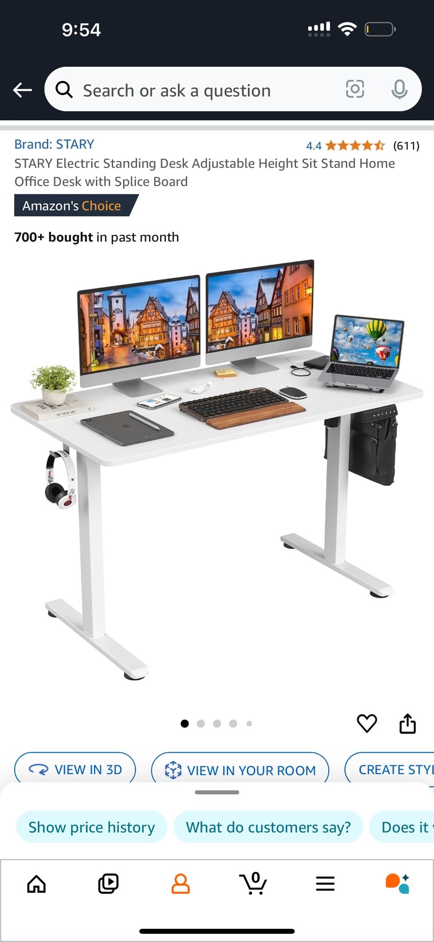 Computer Desk - Rising Desk for Sale in Ontario, CA - OfferUp