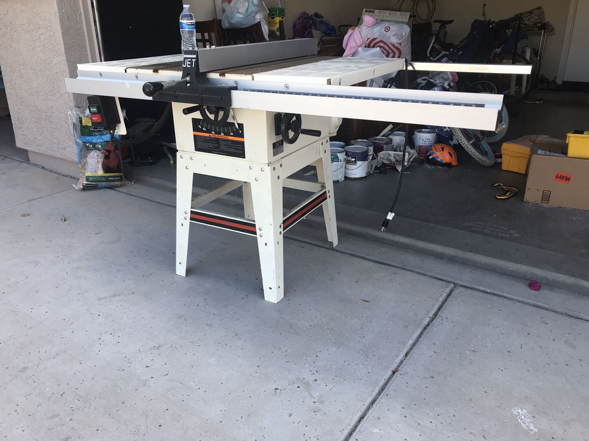 10” Jet contractor table saw with fence. Heavy duty saw. for Sale in ...