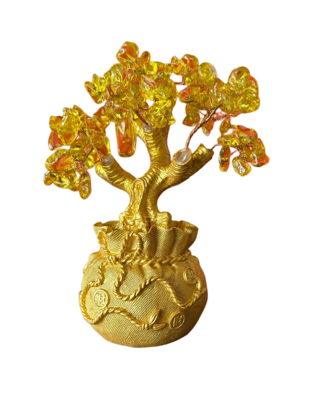 Golden Crystal Money Tree Ornament for Sale in Phoenix, AZ - OfferUp