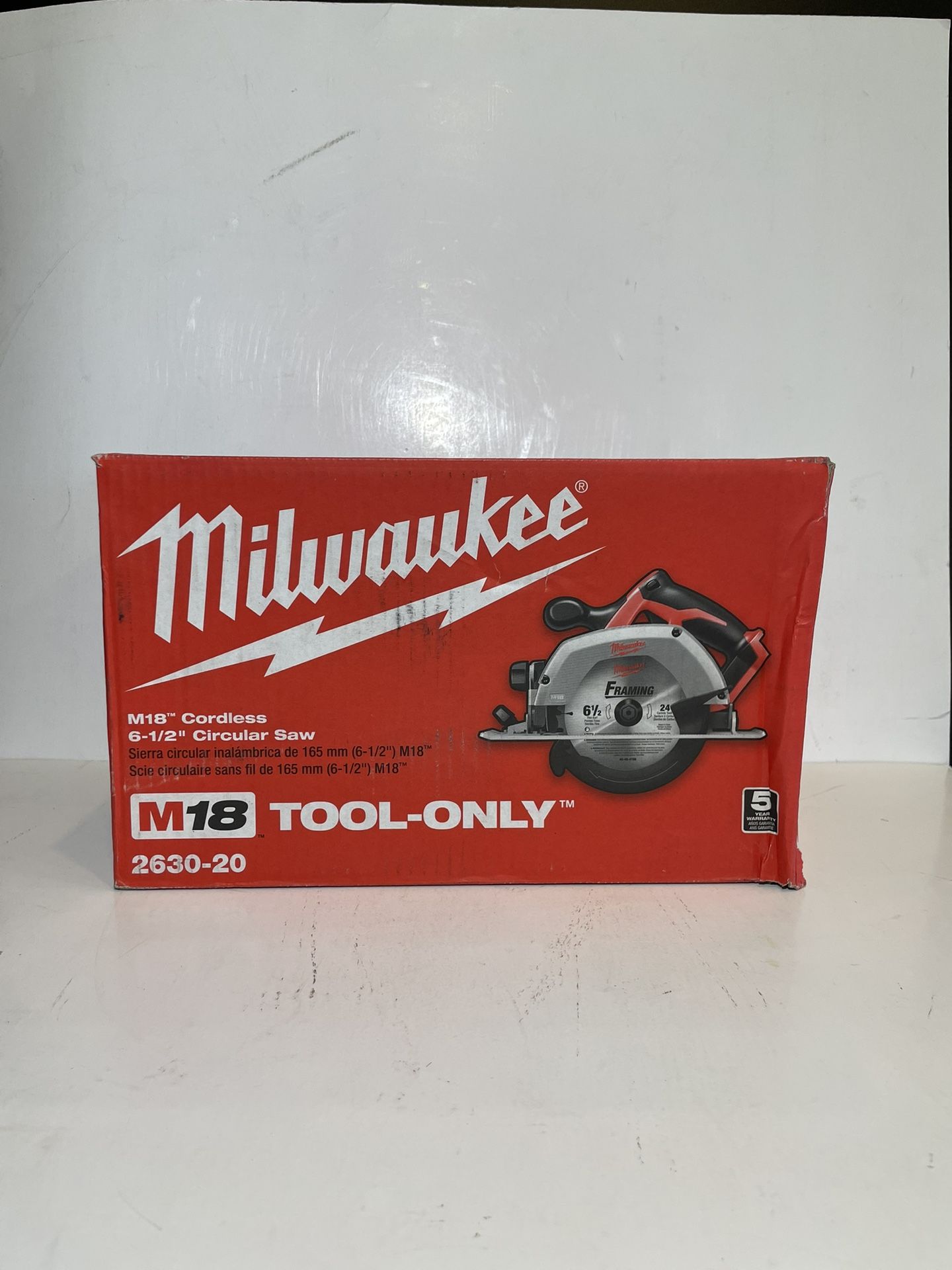 M18 18V Lithium-Ion Cordless 6-1/2 in. Circular Saw (Tool-Only)…..2630 ...