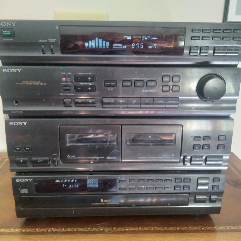 SONY Stereo System HCD-451 (Flamingo/95) for Sale in Las Vegas, NV ...