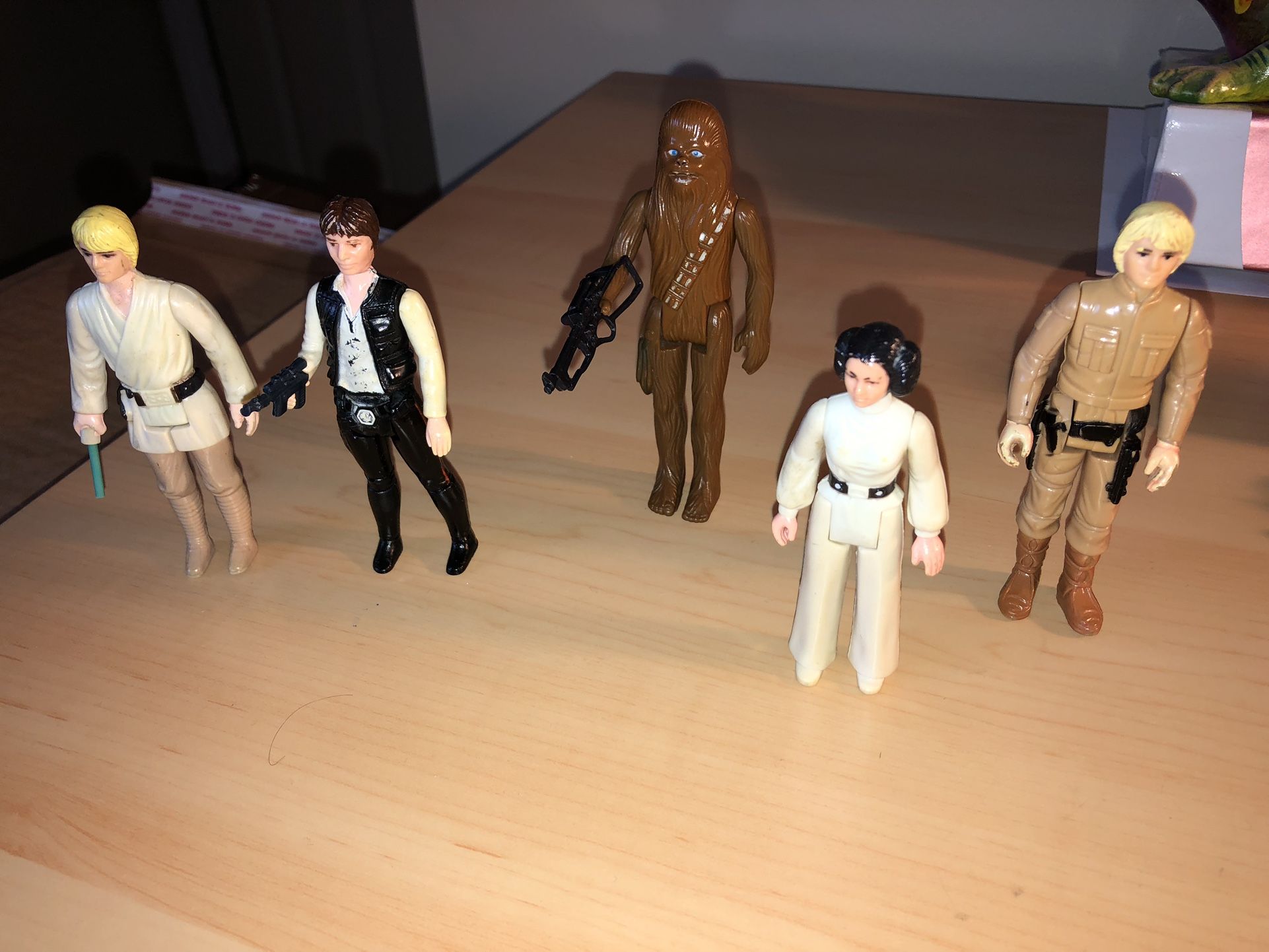 Star Wars Vintage Action Figures - Luke, Han, Leis for Sale in Wharton ...