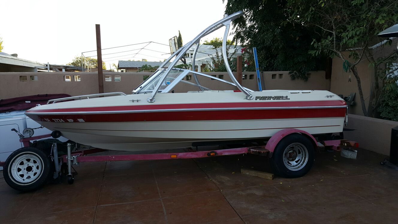1996 Reinell 170 brxl Open Bow 17ft with Wake Tower for Sale in San ...