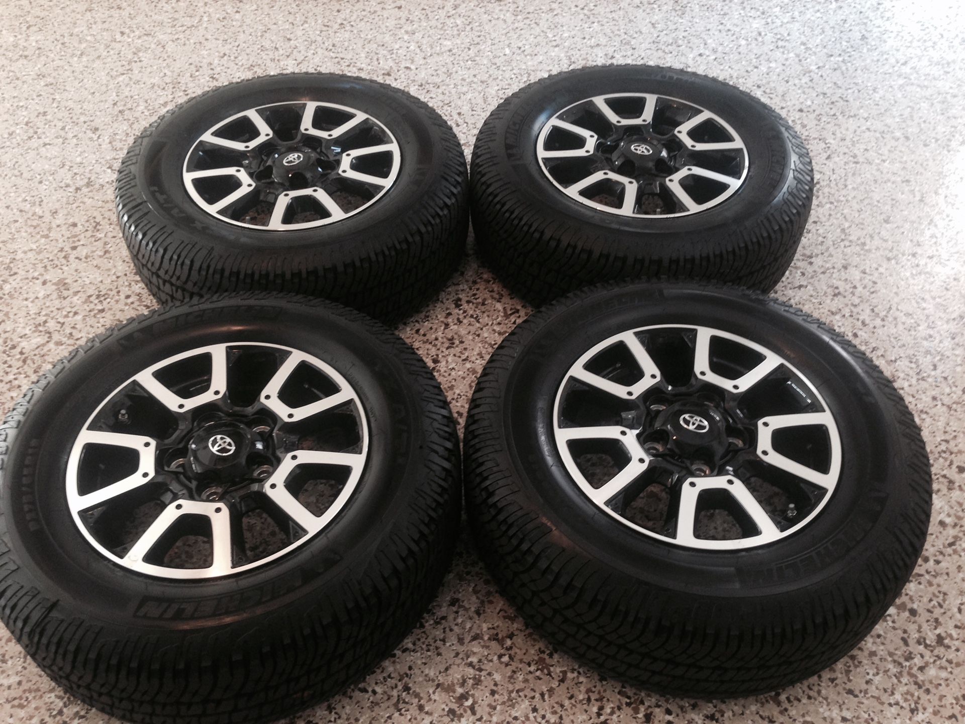 18" Toyota Tundra Sequoia OEM TSS TRD wheels rims tires 2015 2016 2017 ...