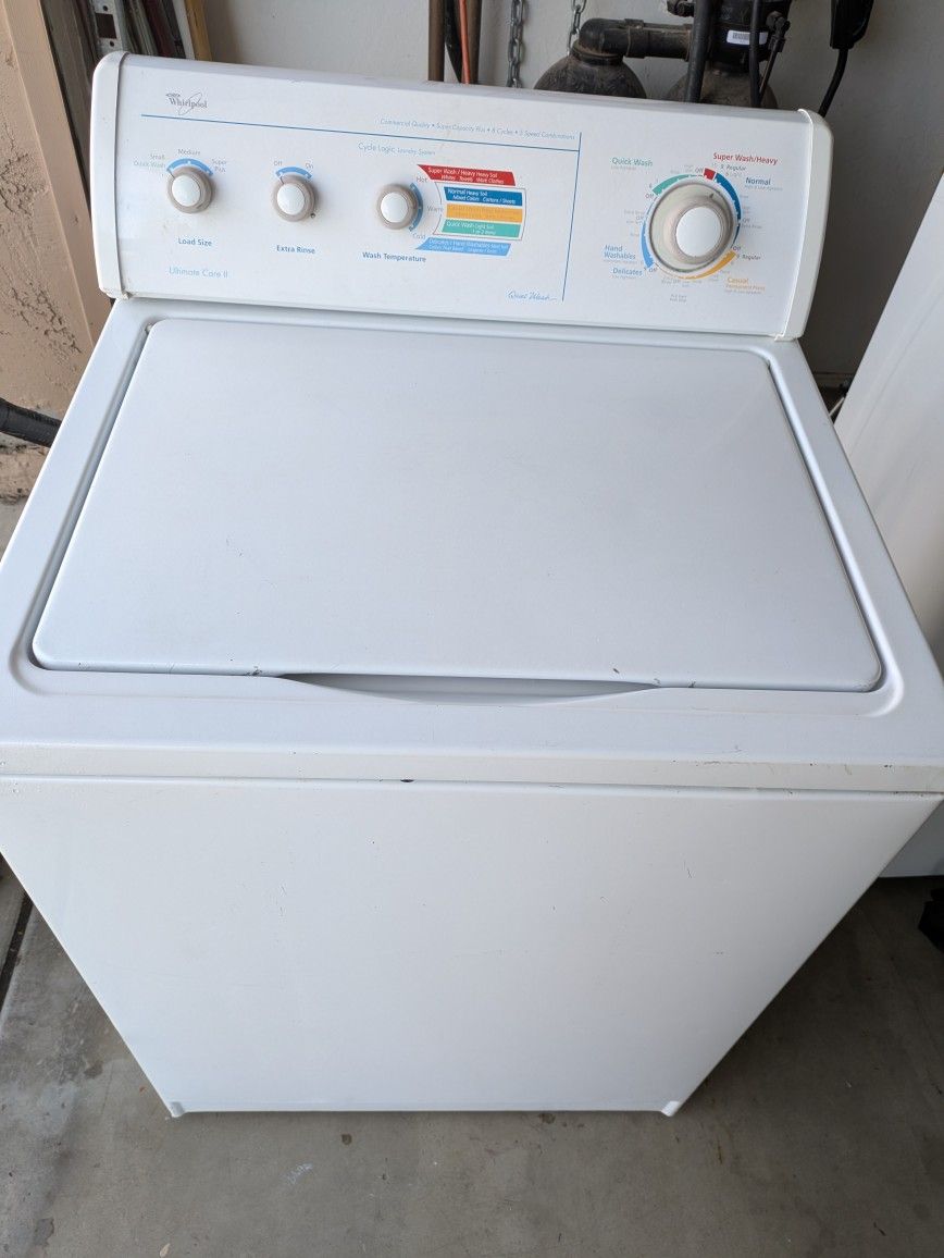 Whirlpool Washer, Super Large Capacity, Old School, No Computers for ...