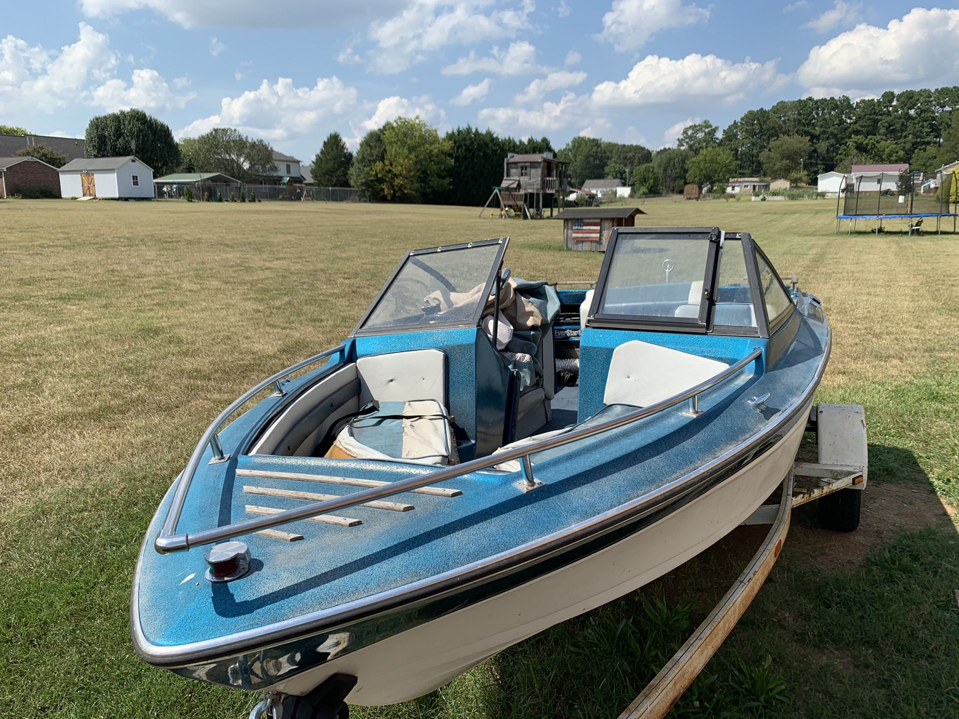 1989 172 cutlass 4 cyl boat blown motor for Sale in Rockwell, NC - OfferUp
