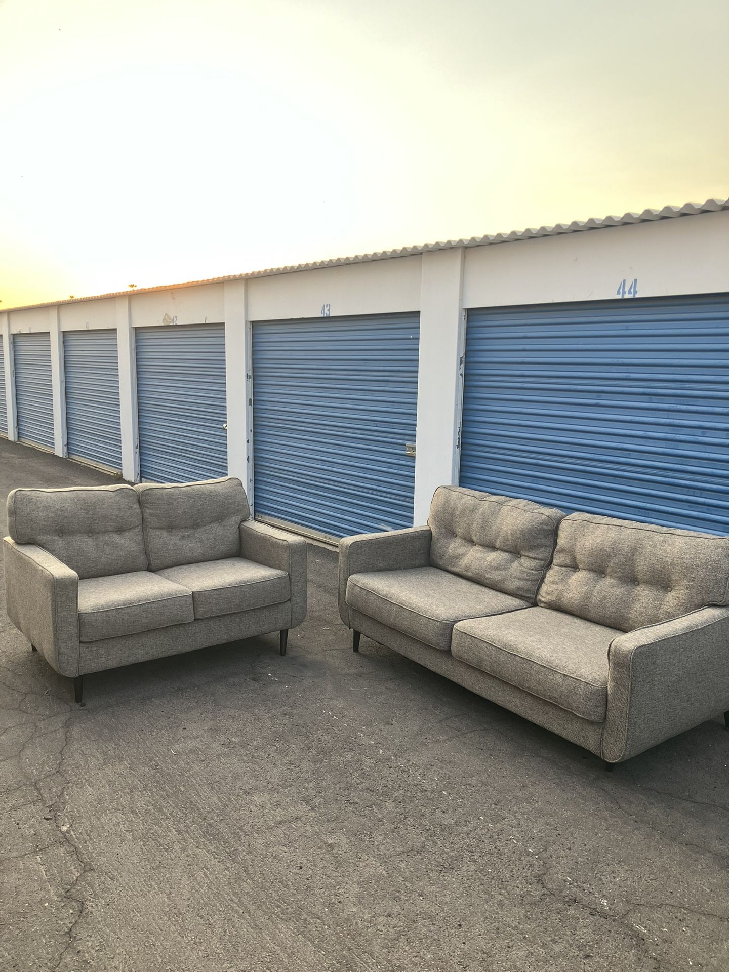 McM Gray Sofa Couch Set for Sale in Chandler, AZ - OfferUp