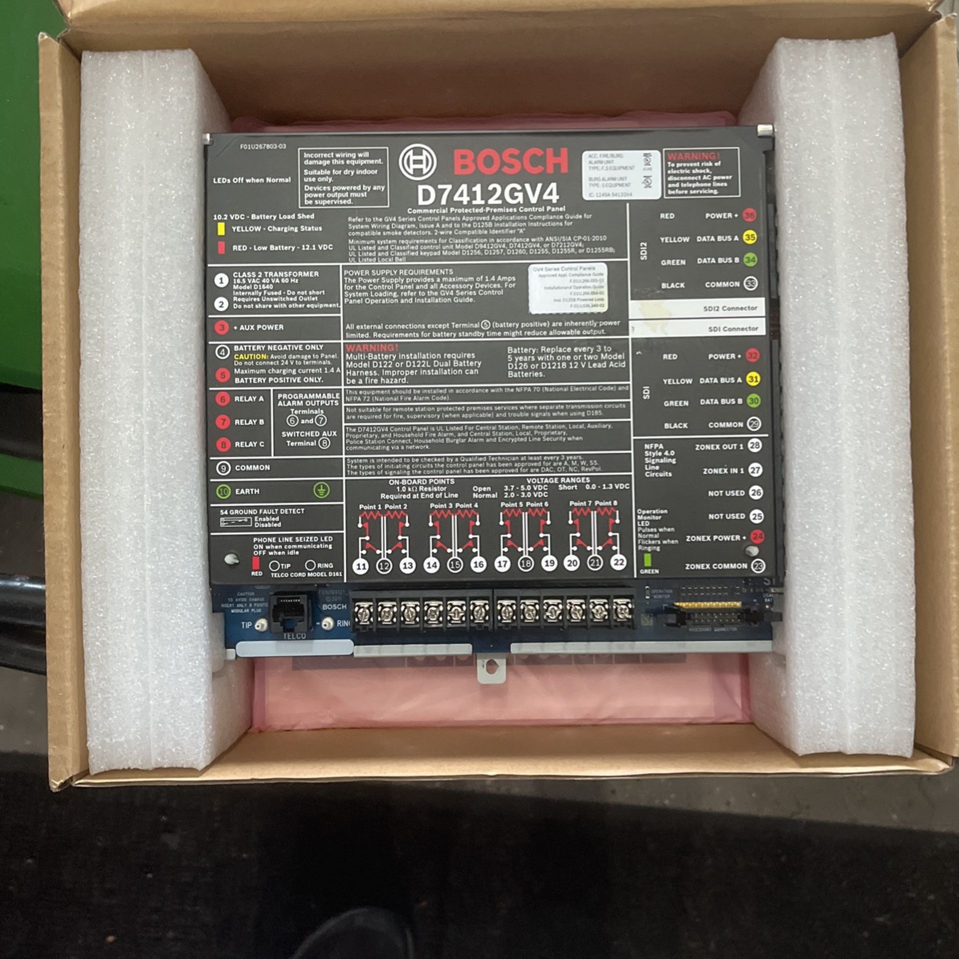 D7412GV4 Bosch - Fire Alarm Control for Sale in Kissimmee, FL - OfferUp