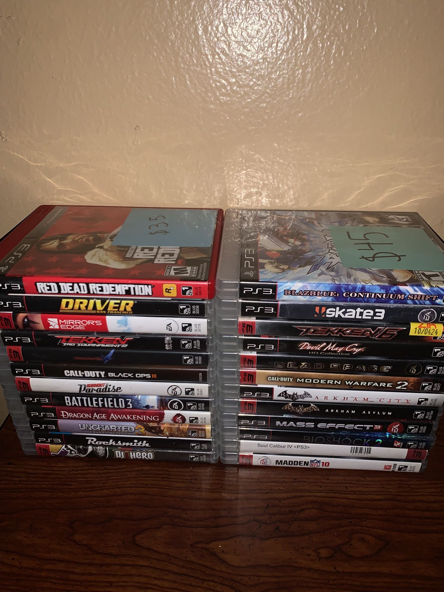 Huge Mega Collection Of PlayStation 3 Video Games PS3 Selling ...