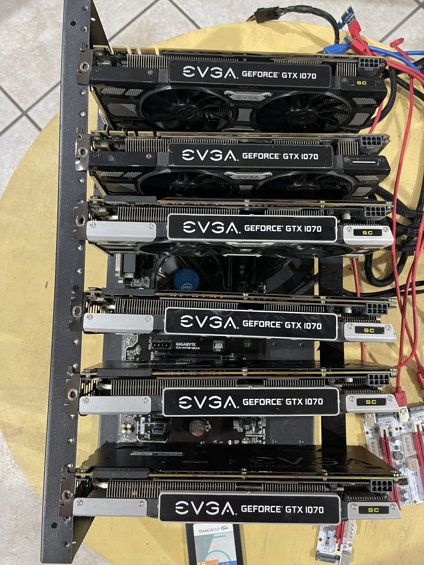 GPU Mining Rig - 3 GPU Slots, Open Case, PSU, CPU, SSD for Sale in ...