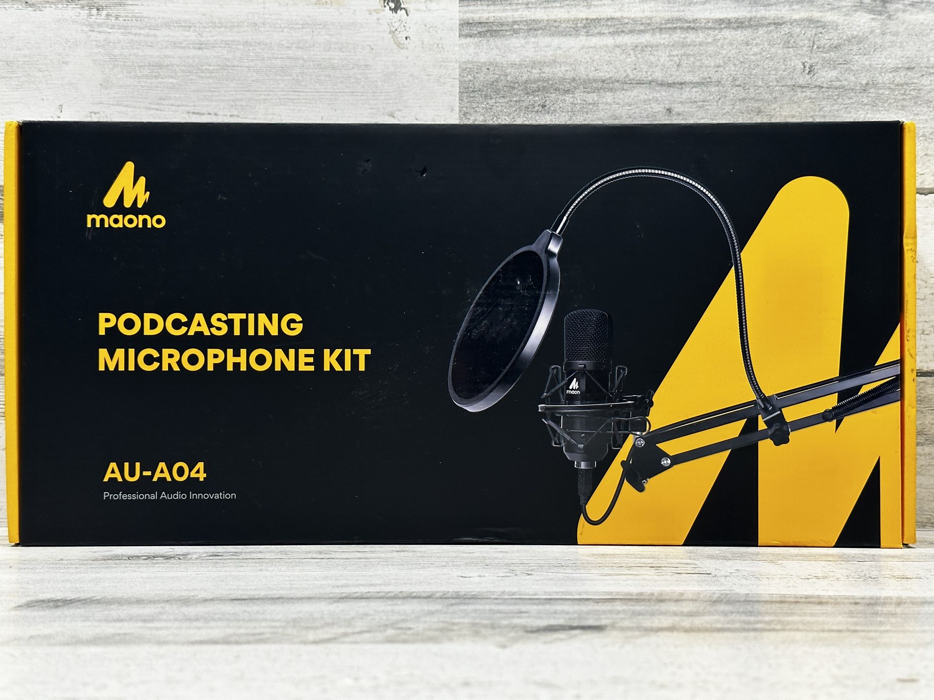 Maono Podcasting Microphone Kit - (AU-A04) Professional Audio USB Hi ...