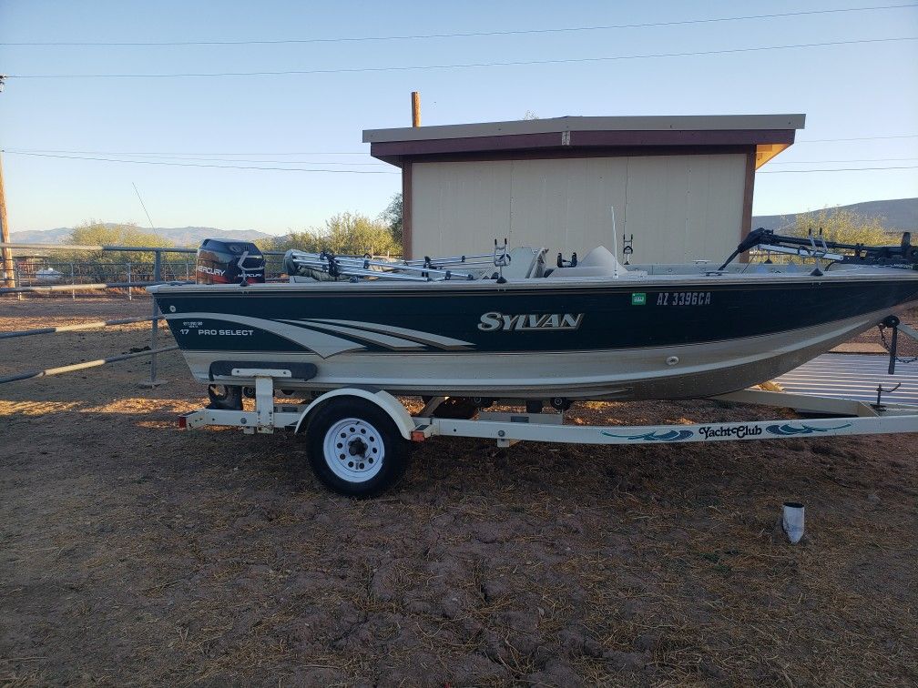 1997 Sylvan proselect 17ft aluminum boat for Sale in Phoenix, AZ - OfferUp