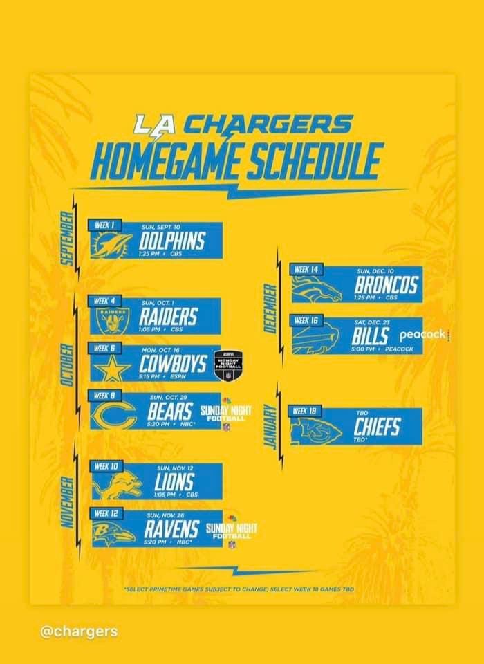 LA Chargers Home Games for Sale in Los Angeles, CA - OfferUp