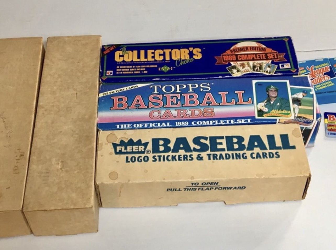 Baseball Card Sets - Fleer 84, 85, 87, 90 LL / UD 89 / Topps 89 for ...