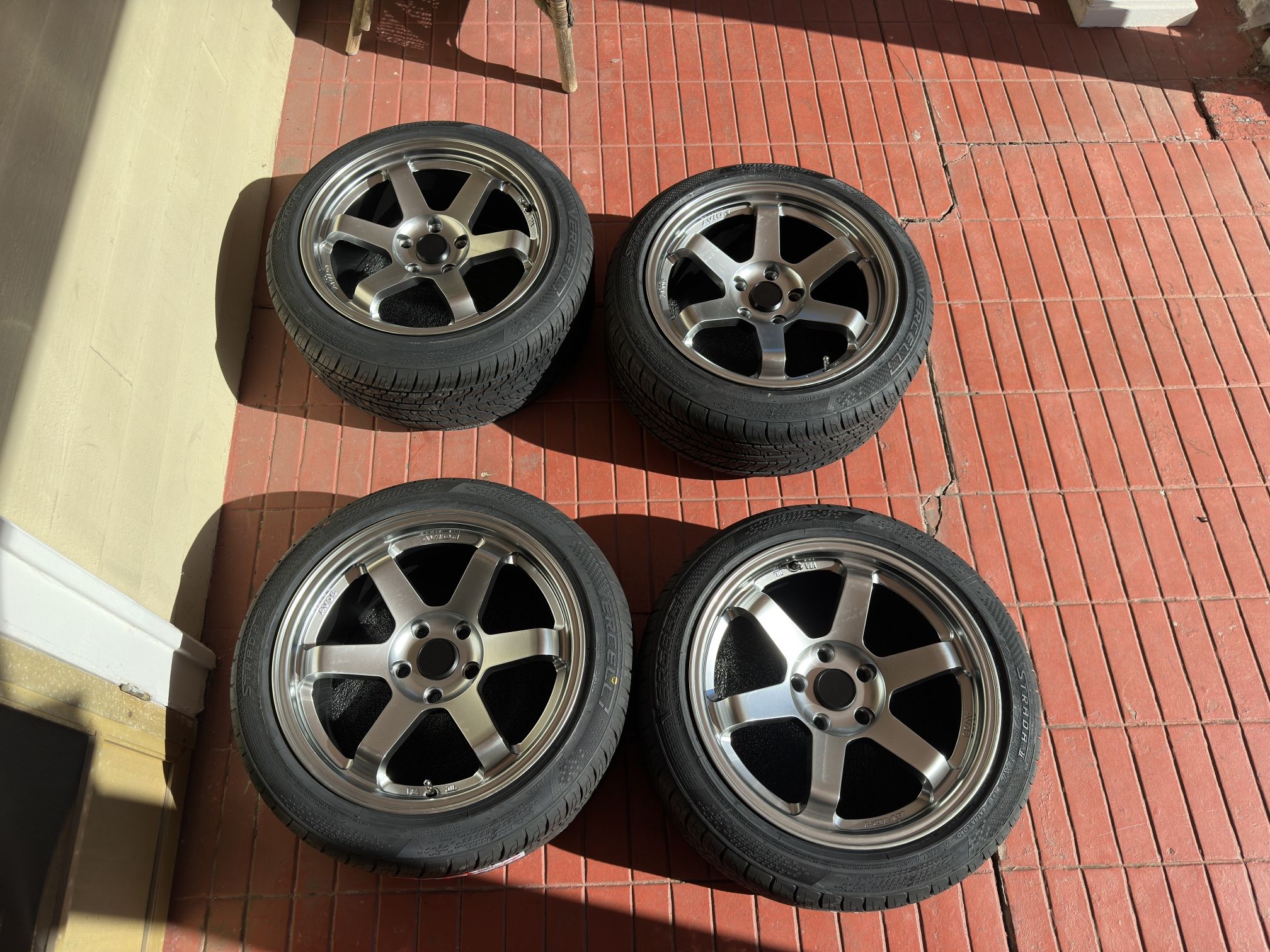 AVID1 AV6 17x9 42mm Offset Wheel and Tire Package for Sale in Hacienda ...