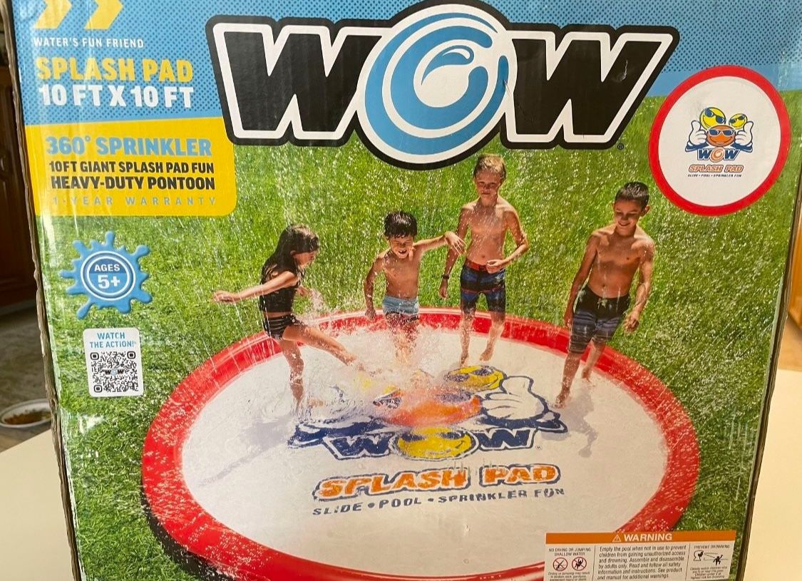 Brand NEW! Giant 10FT SUPER SPLASH PAD WITH SPRINKLER. New In Sealed ...
