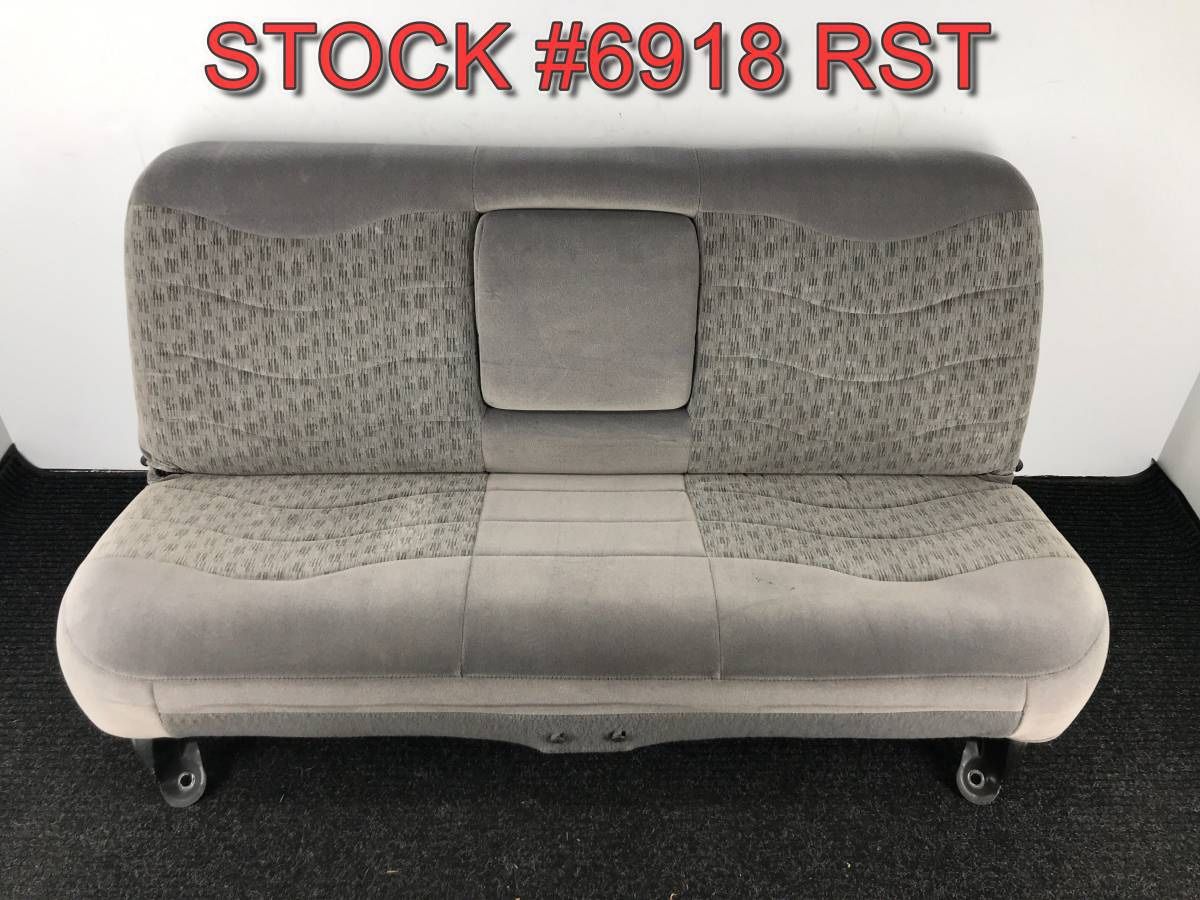 2000 Ford F-350 F350 Super Duty Truck Crew Cab Rear Back Bench Seat ...