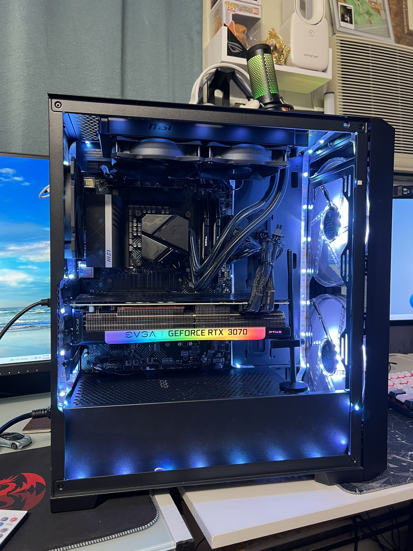 Custom Build Powerful RTX 3070 Gaming And Streaming Pc Work Desktop for ...