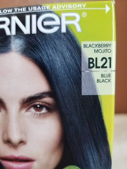 Blue Black Hair Dye Box