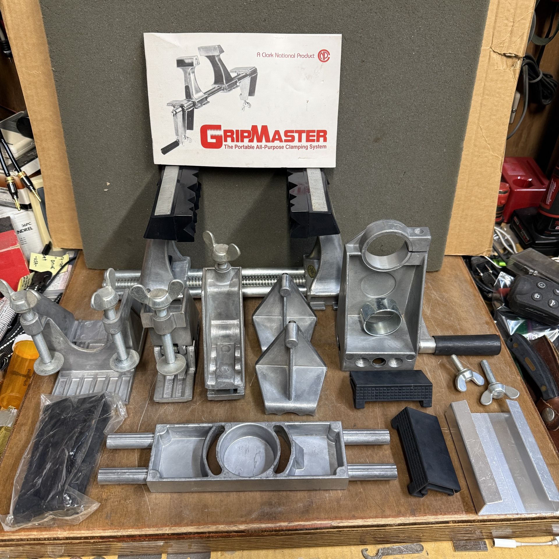 Gripmaster Portable All Purpose Clamping System Bench Vice for Sale in ...