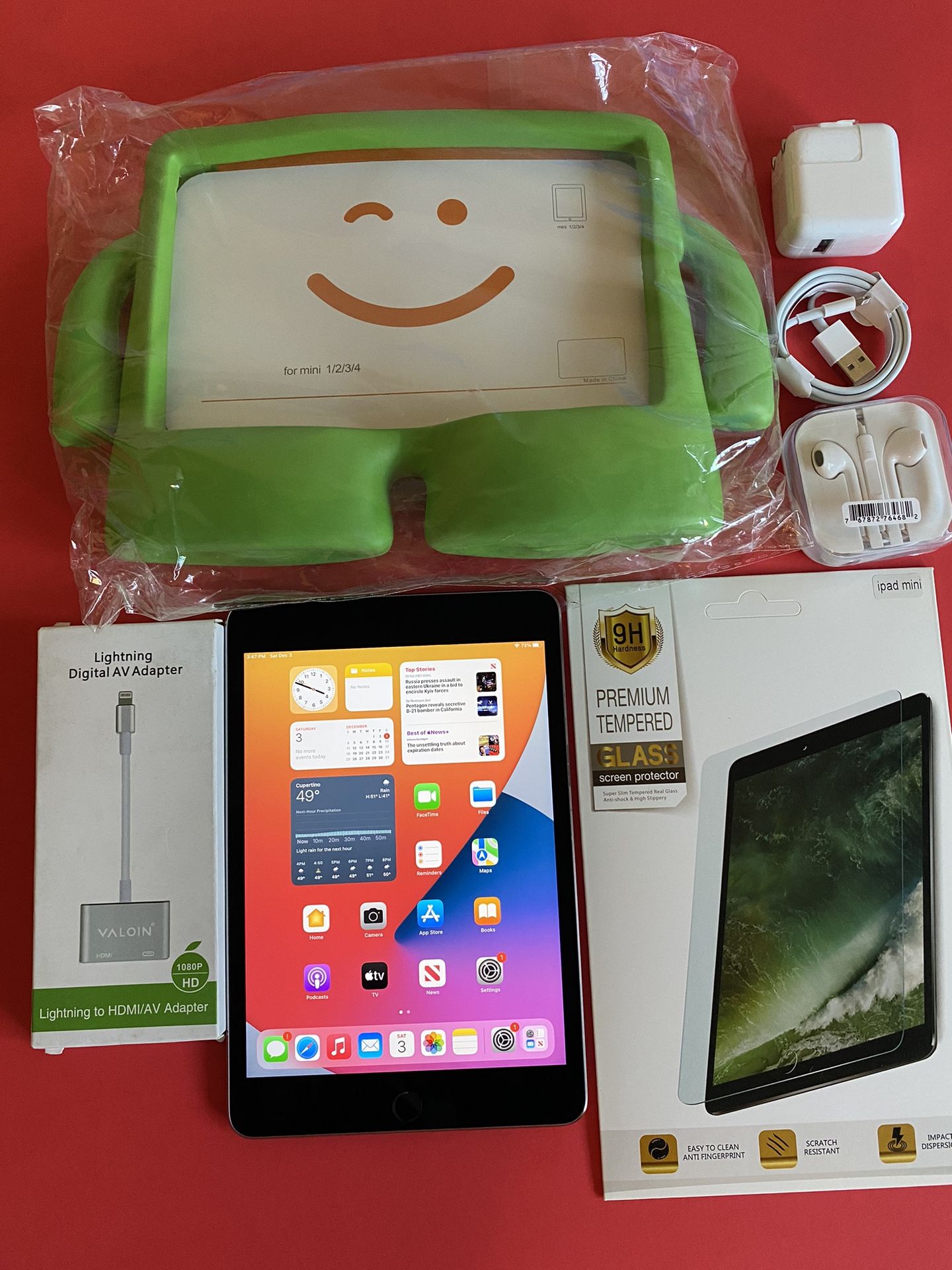 128GB Apple IPad Mini 4 / 4th Generation ( IOS 15/ Retina / Touch ID ...