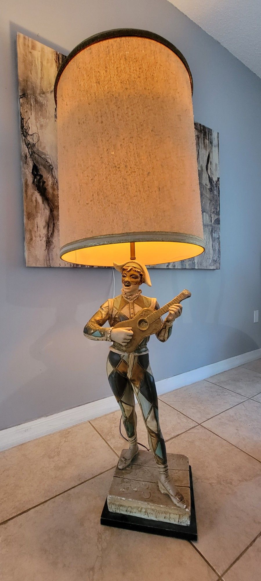 Antique Marbro Harlequin Jester Lamp for Sale in Hialeah, FL - OfferUp