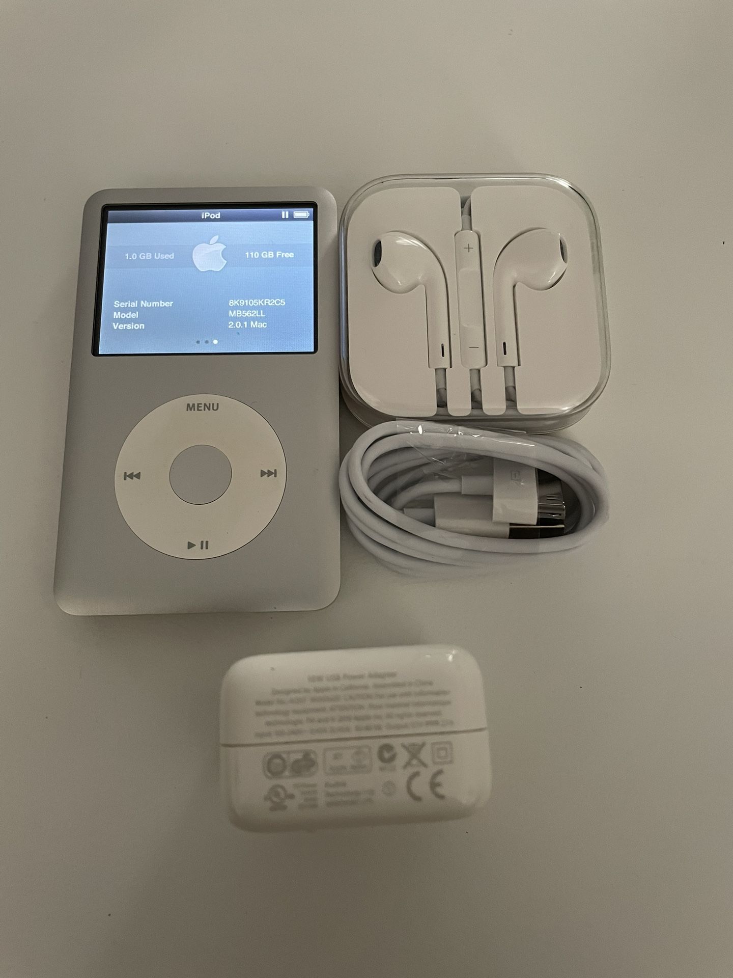 Apple iPod Classic Model 6th Generation A1238 Silver 120GB for Sale in ...