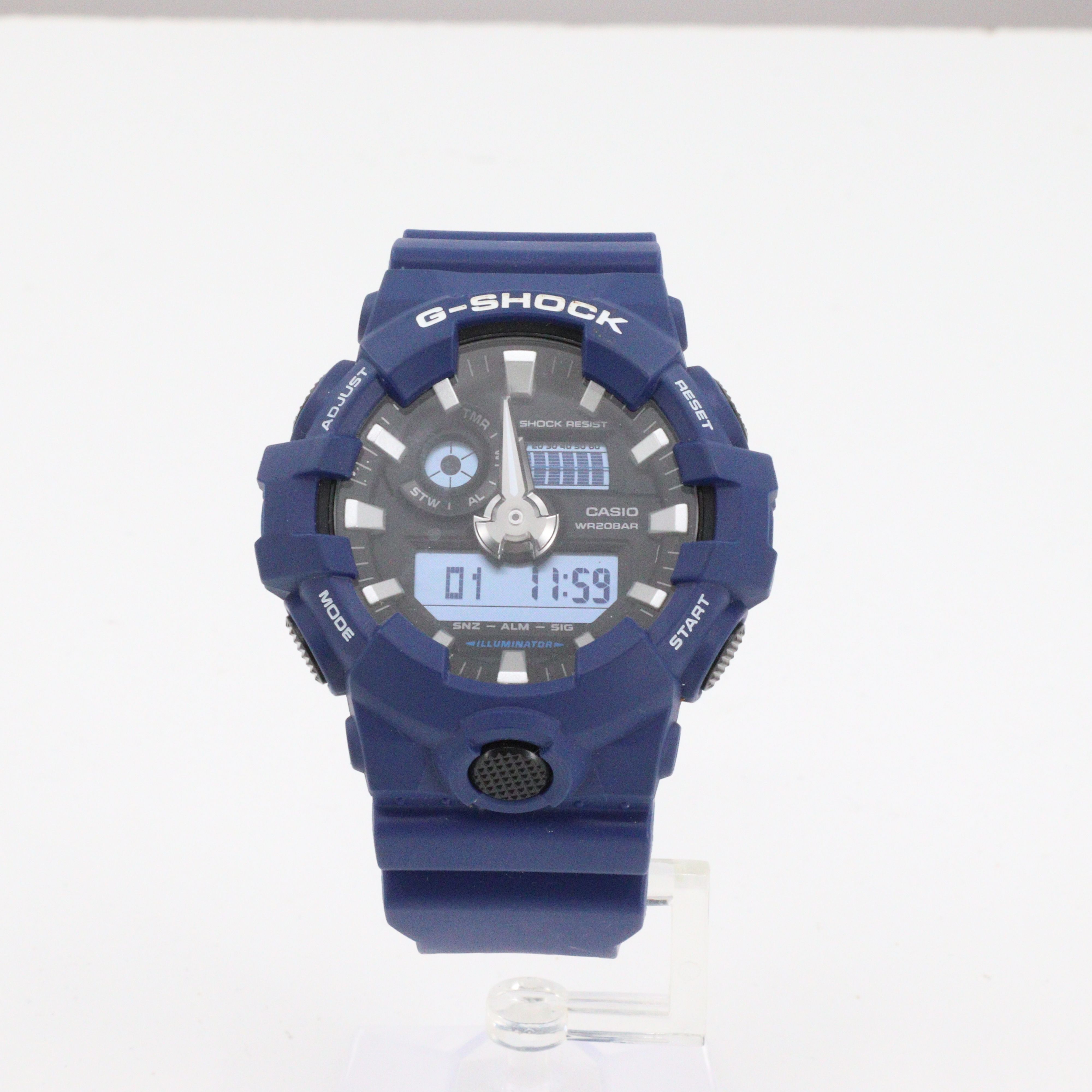 Casio G-Shock 5522 Blue 52mm Digital and Analog Sports Watch for Sale ...