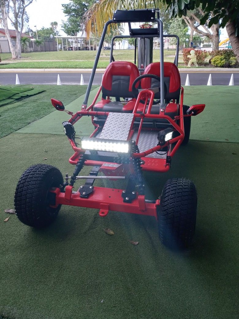 Custom Built Buggy One Of A Kind 420 Predator E-Z-Go Golf Cart Front ...