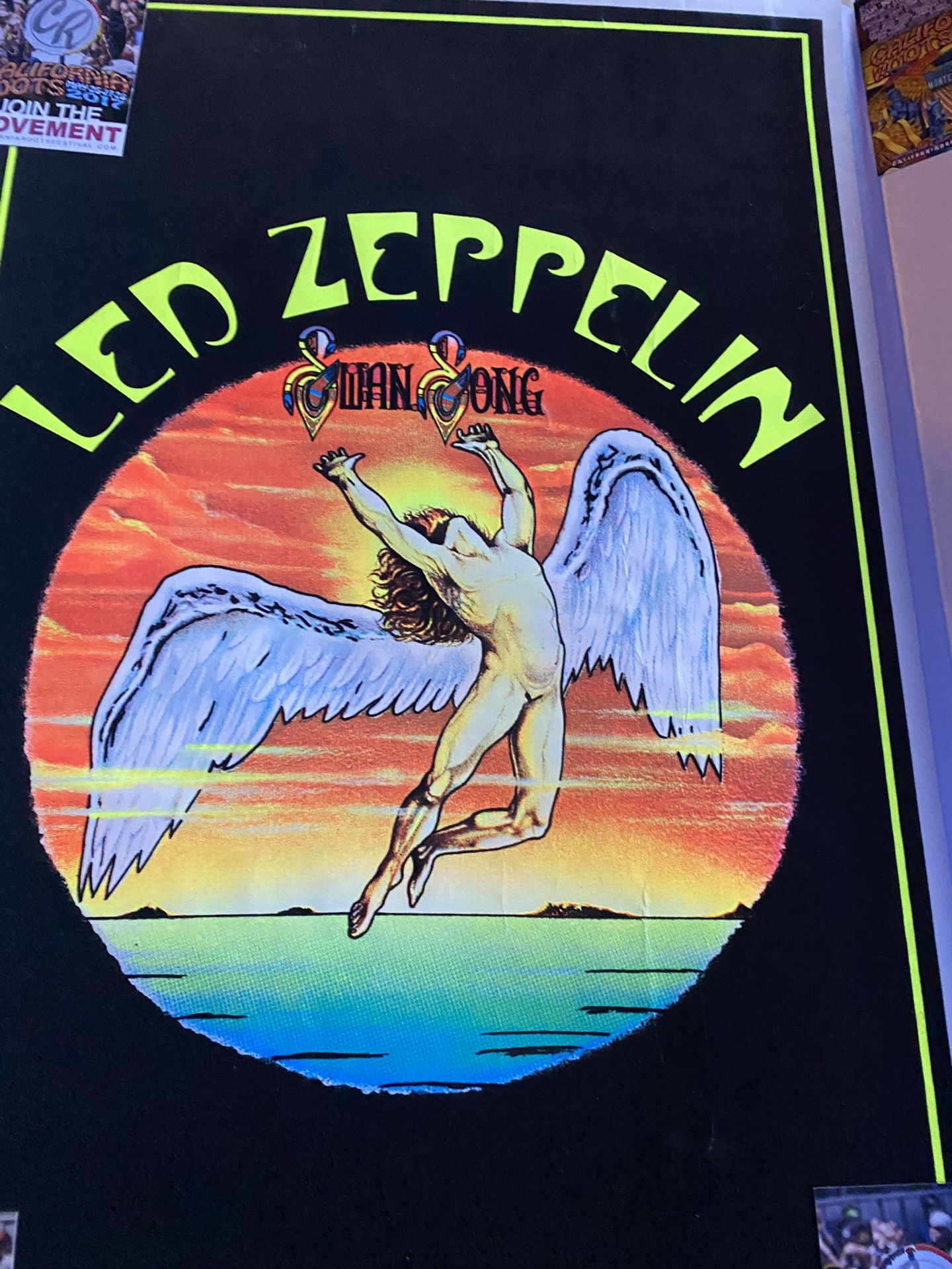Led Zeppelin Black Light Posters