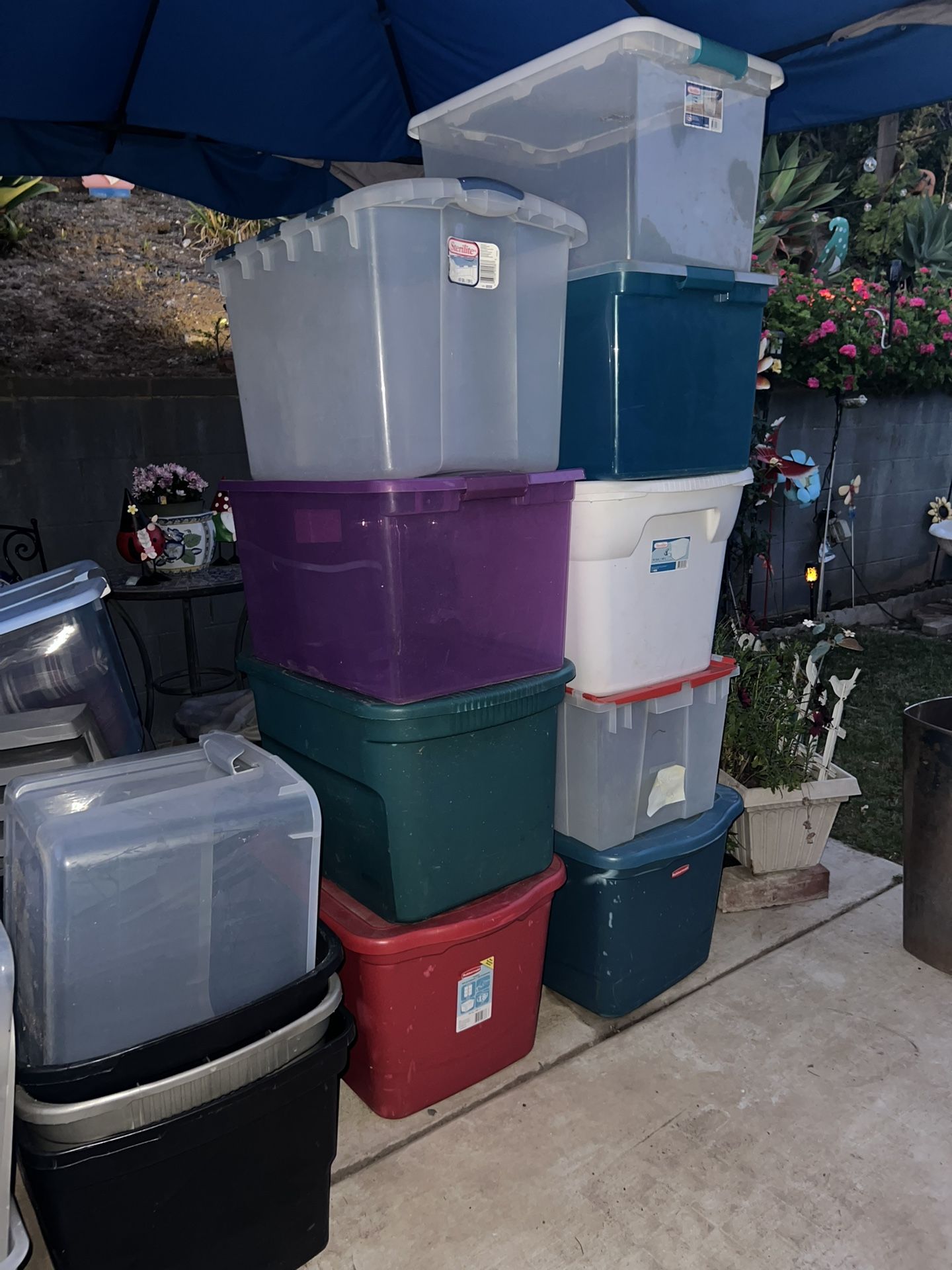 Plastic Containers for Sale in La Habra Heights, CA - OfferUp