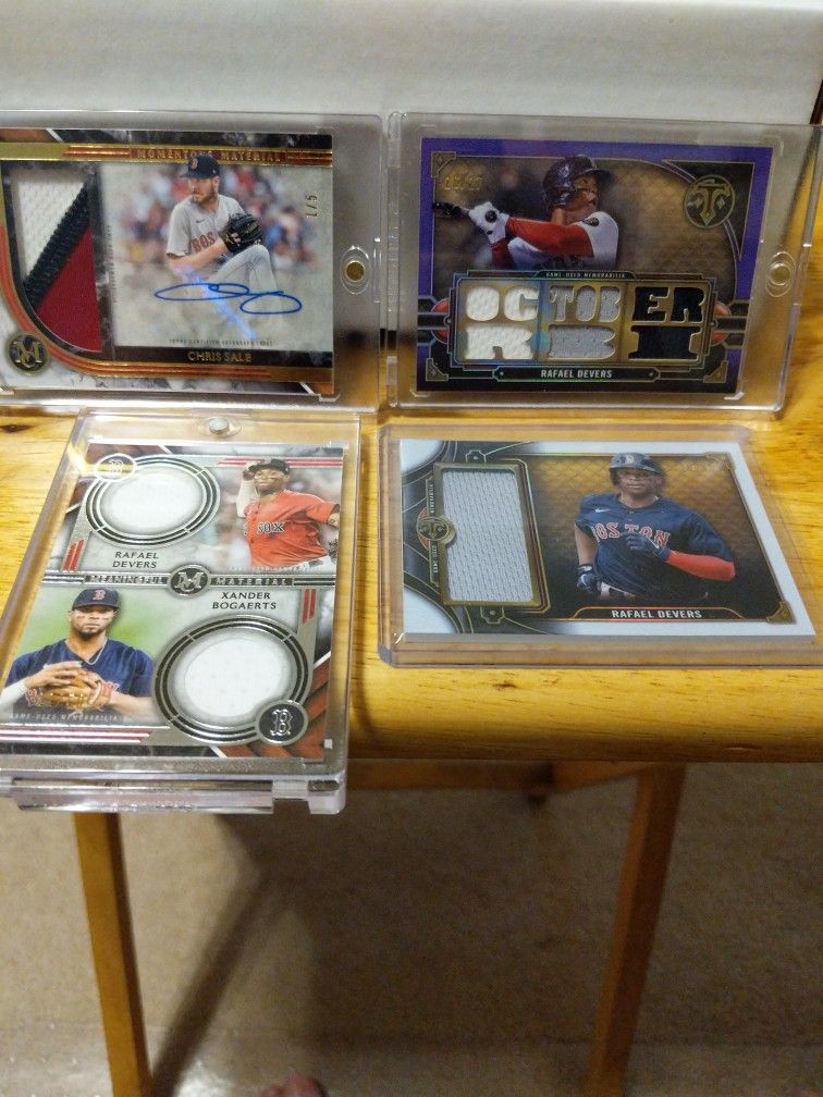 Red Sox Sale and Devers Relic Cards. for Sale in Tampa, FL - OfferUp