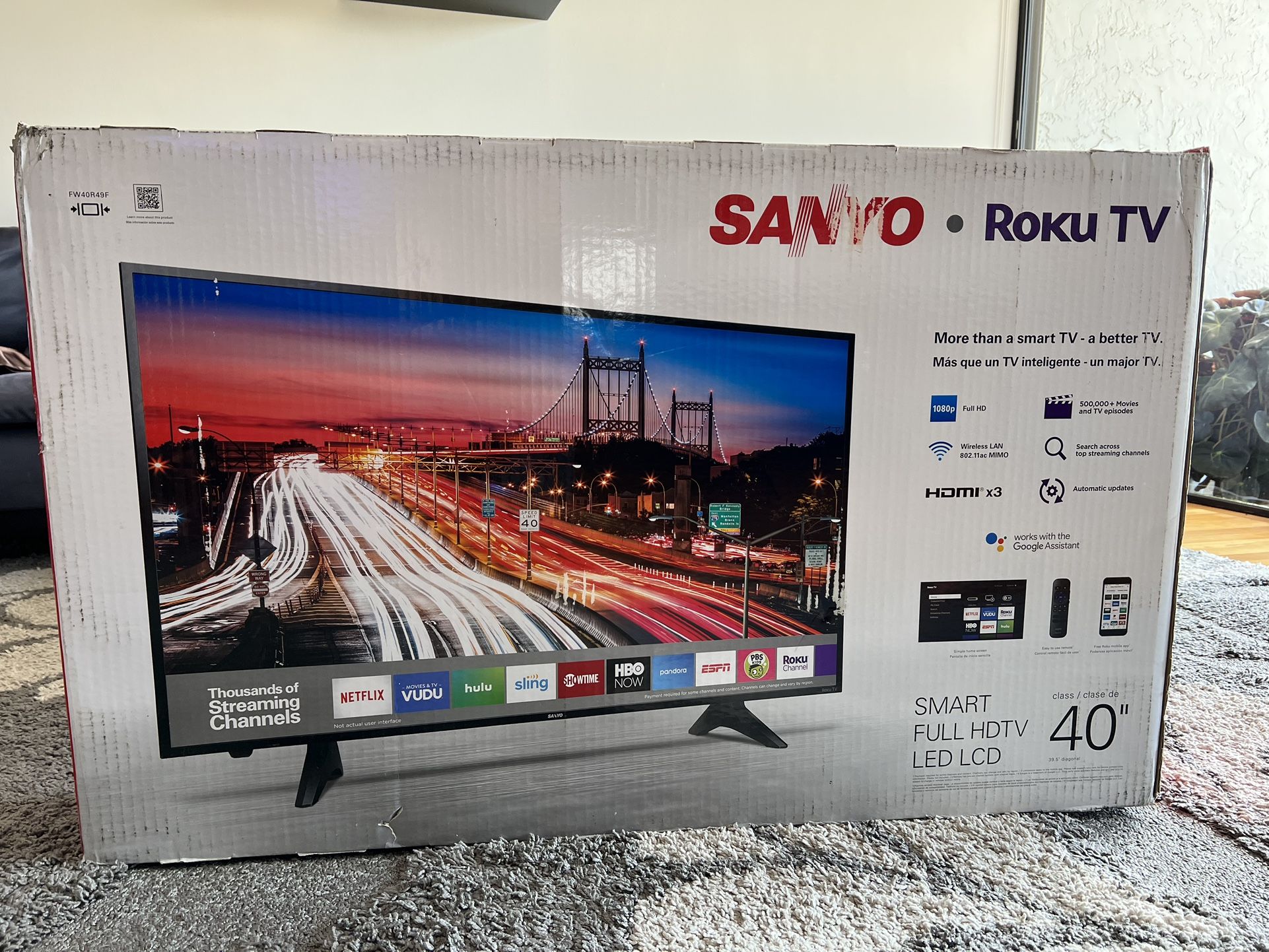 Smart TV Roku- Sanyo 40’’ for Sale in Tampa, FL - OfferUp