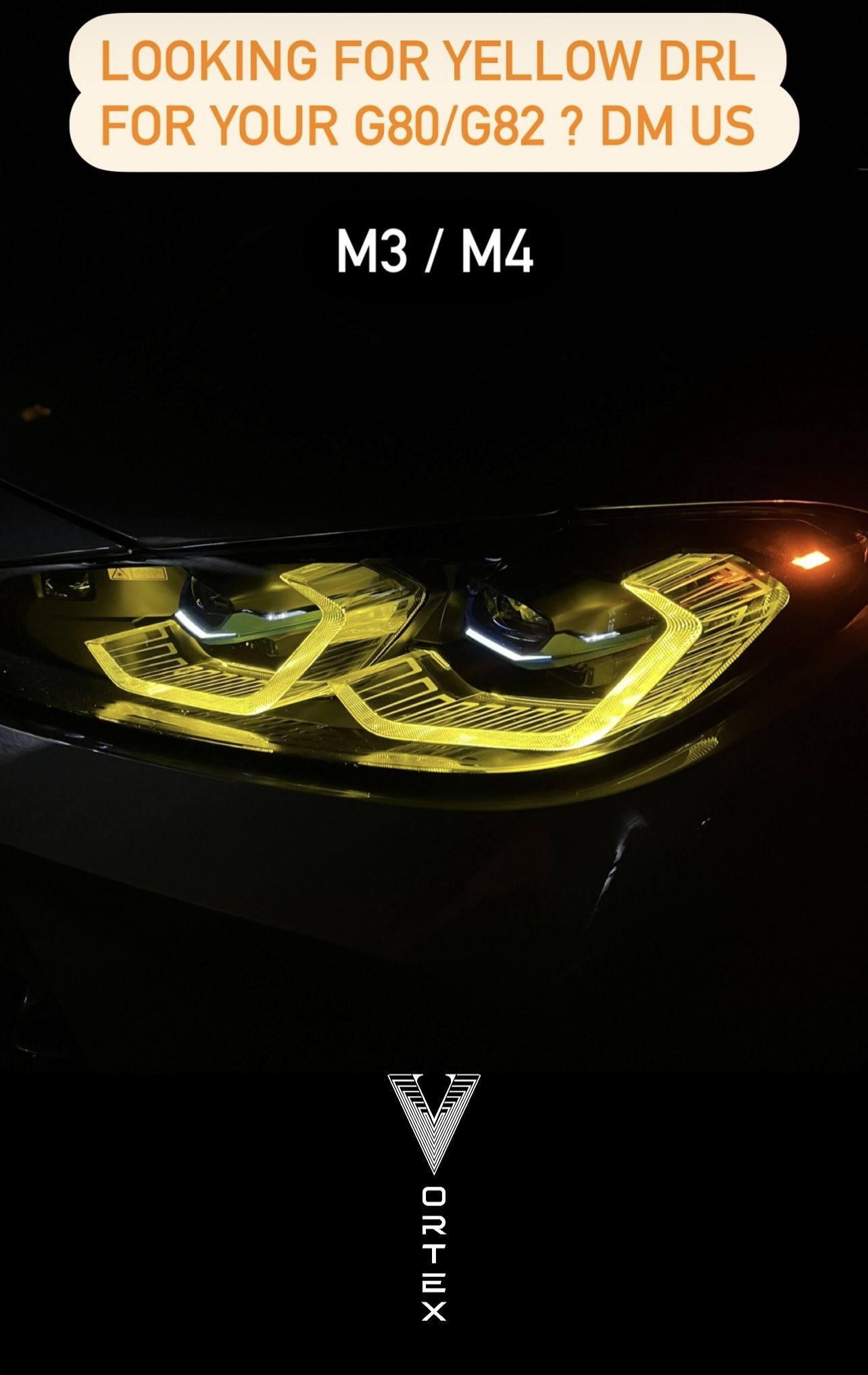 Yellow Drls For Your G80/G82. M3/M4 for Sale in Los Angeles, CA - OfferUp