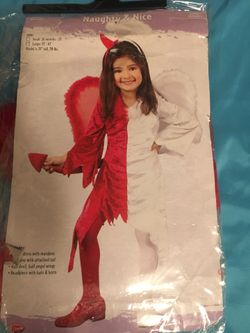 Half Angel Half Devil Costume For Women