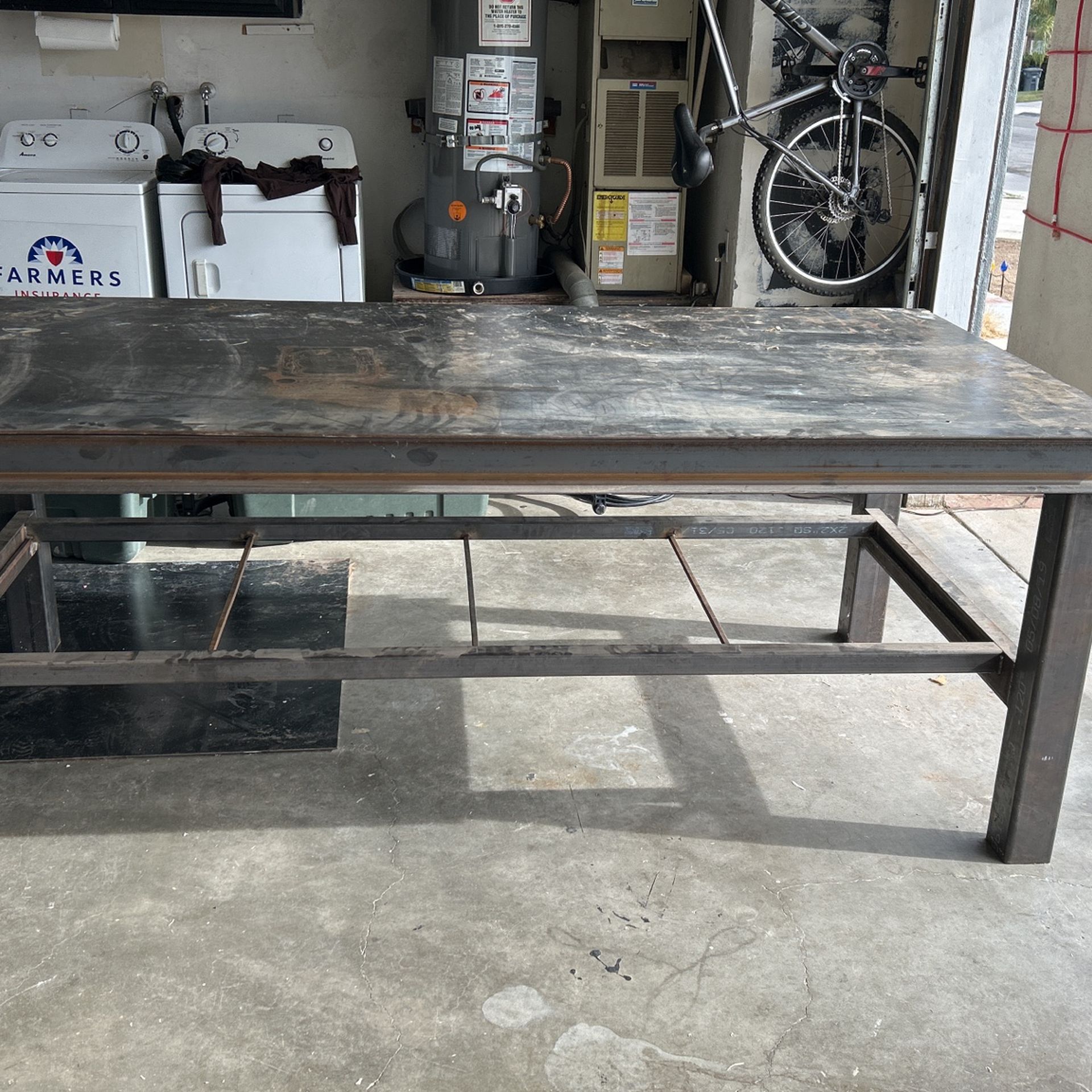 4x8 Metal Work Table for Sale in Perris, CA - OfferUp