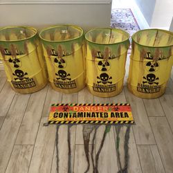 Toxic Waste Sign Halloween