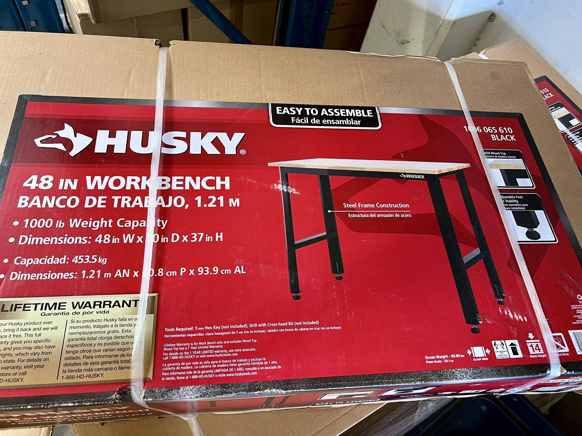 HUSKY 48” WORKBENCH for Sale in Garden Grove, CA - OfferUp