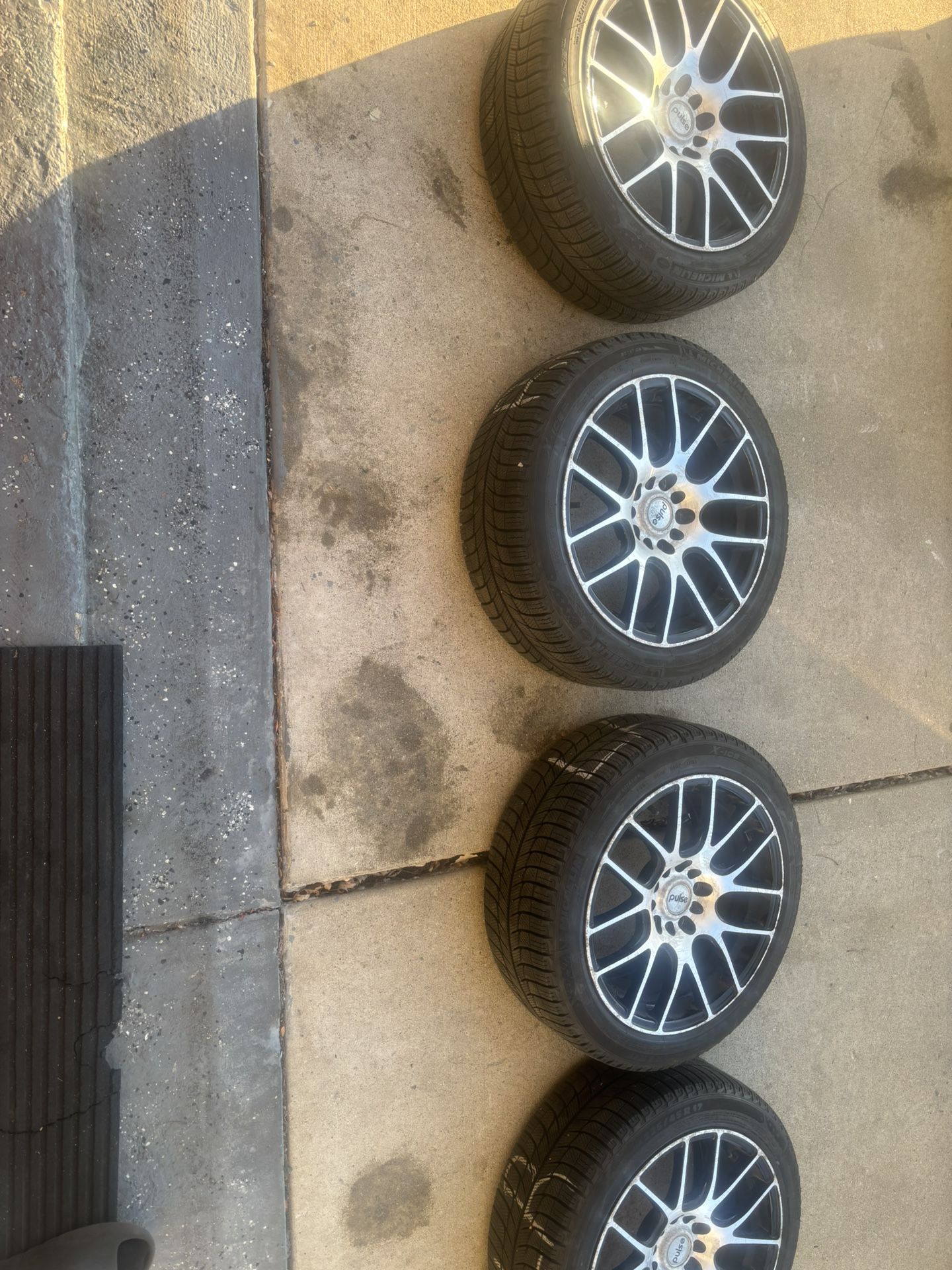 4 Michelin Tiers With Pulse Brand rim Size 225/45R17,5 lug 5 Inch for ...