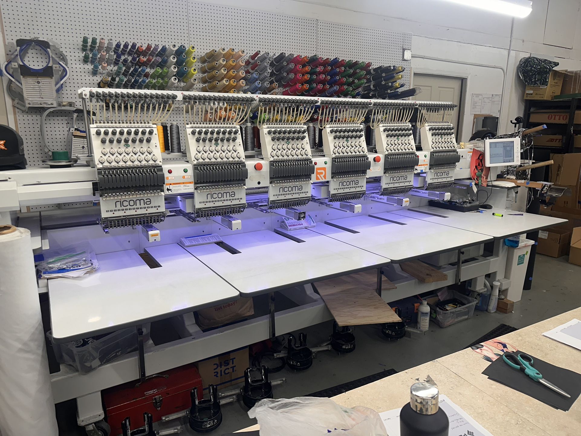 2018 Ricoma 6 Head Embroidery Machine for Sale in Redmond, WA - OfferUp