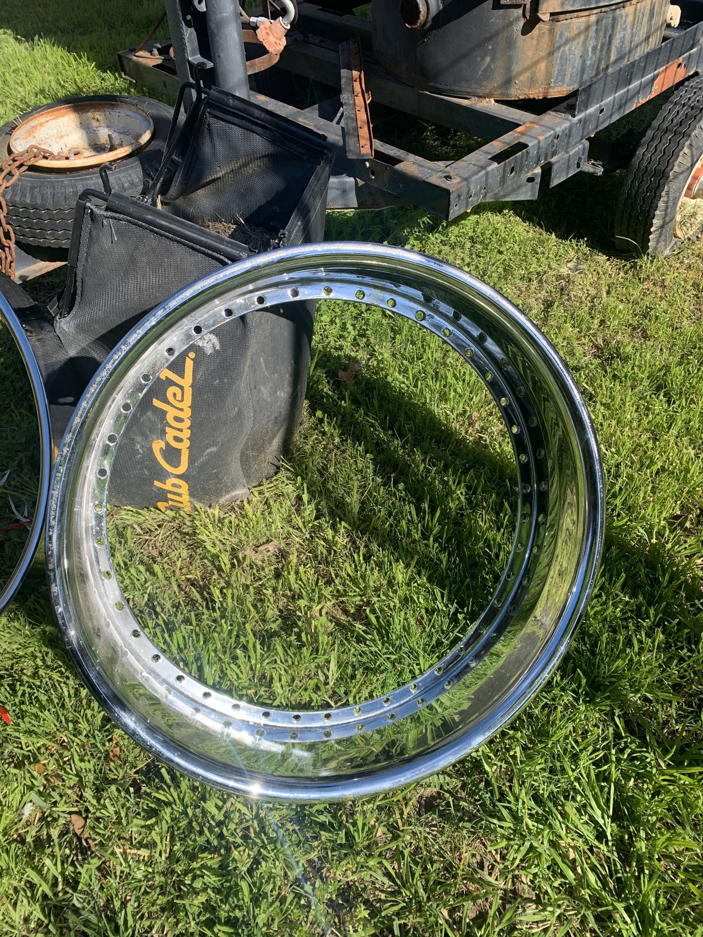 3 piece rim barrel chrome for Sale in DeSoto, TX - OfferUp