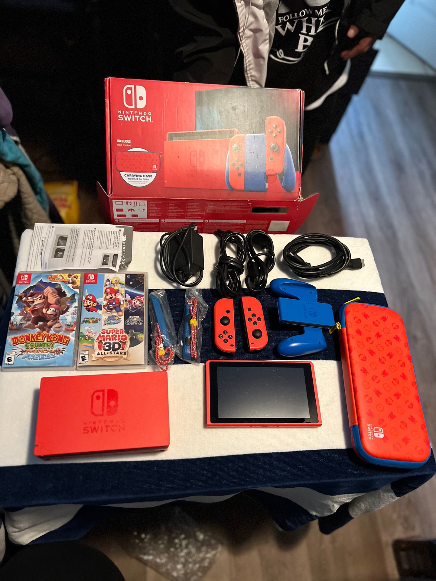 Nintendo switch, Spider-Man edition, fully complete only use one for ...