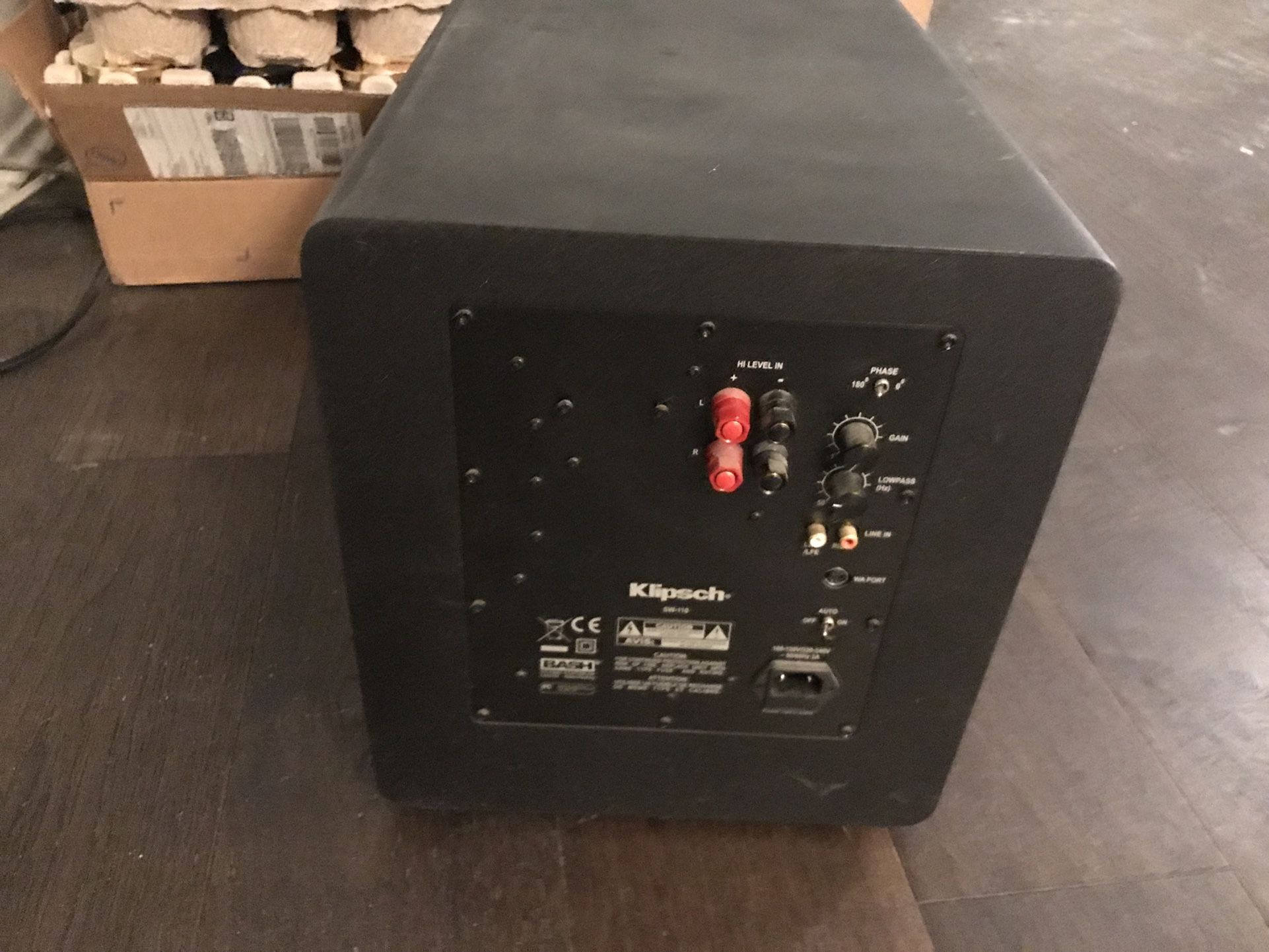 Klipsch Subwoofer SW-110 for Sale in Dallas, TX - OfferUp