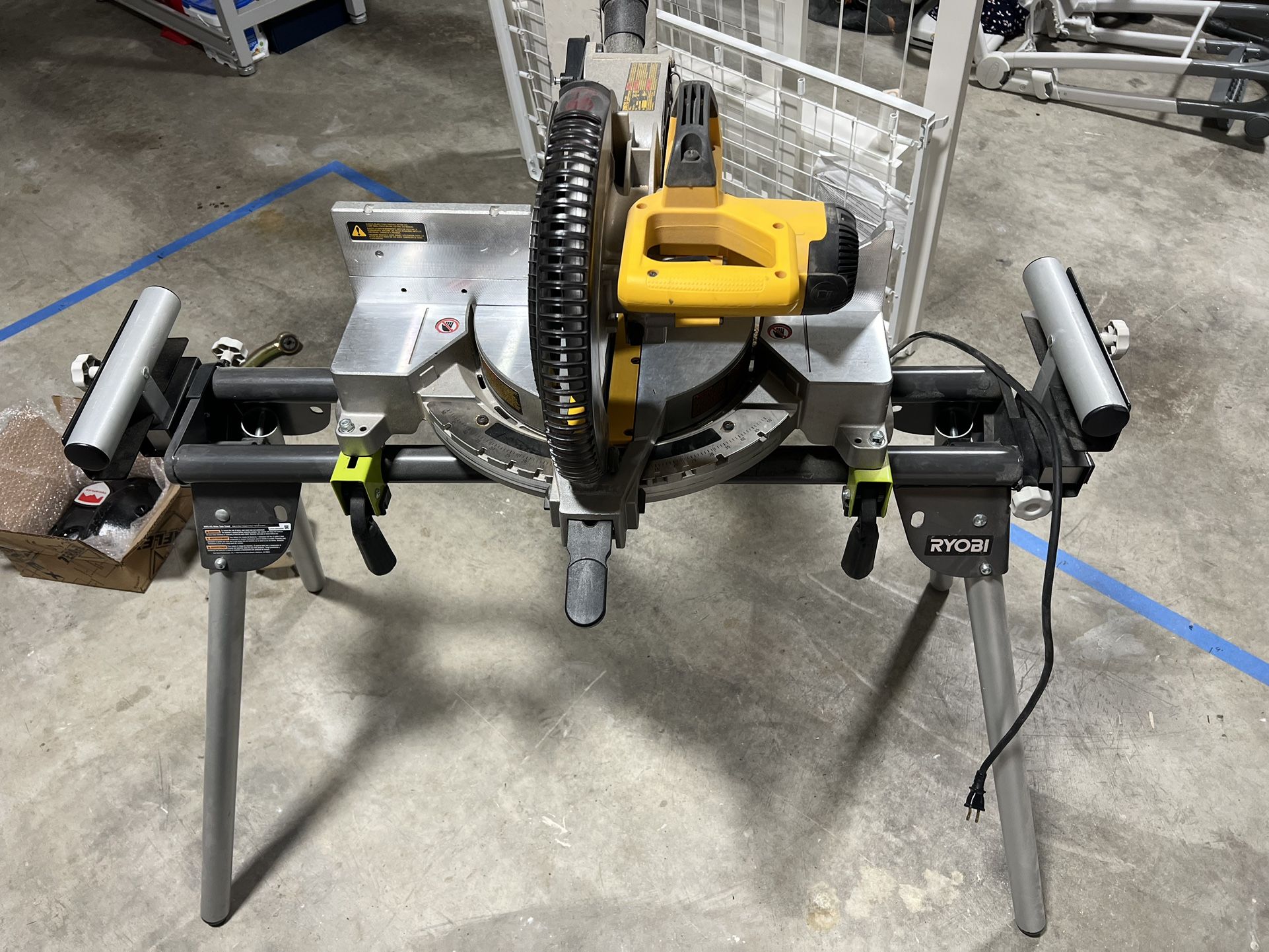Dewalt Single Bevel Miter Saw + Ryobi Stand for Sale in Redmond, WA ...