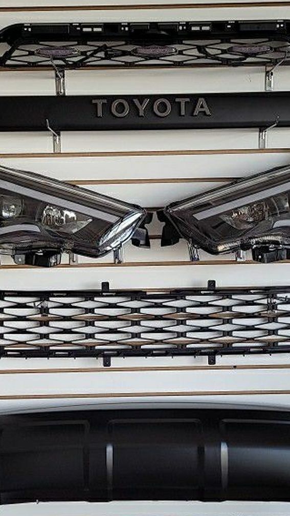 2014 2021 Toyota 4Runner TRD Pro Style Grille with LED Raptor Lights ...