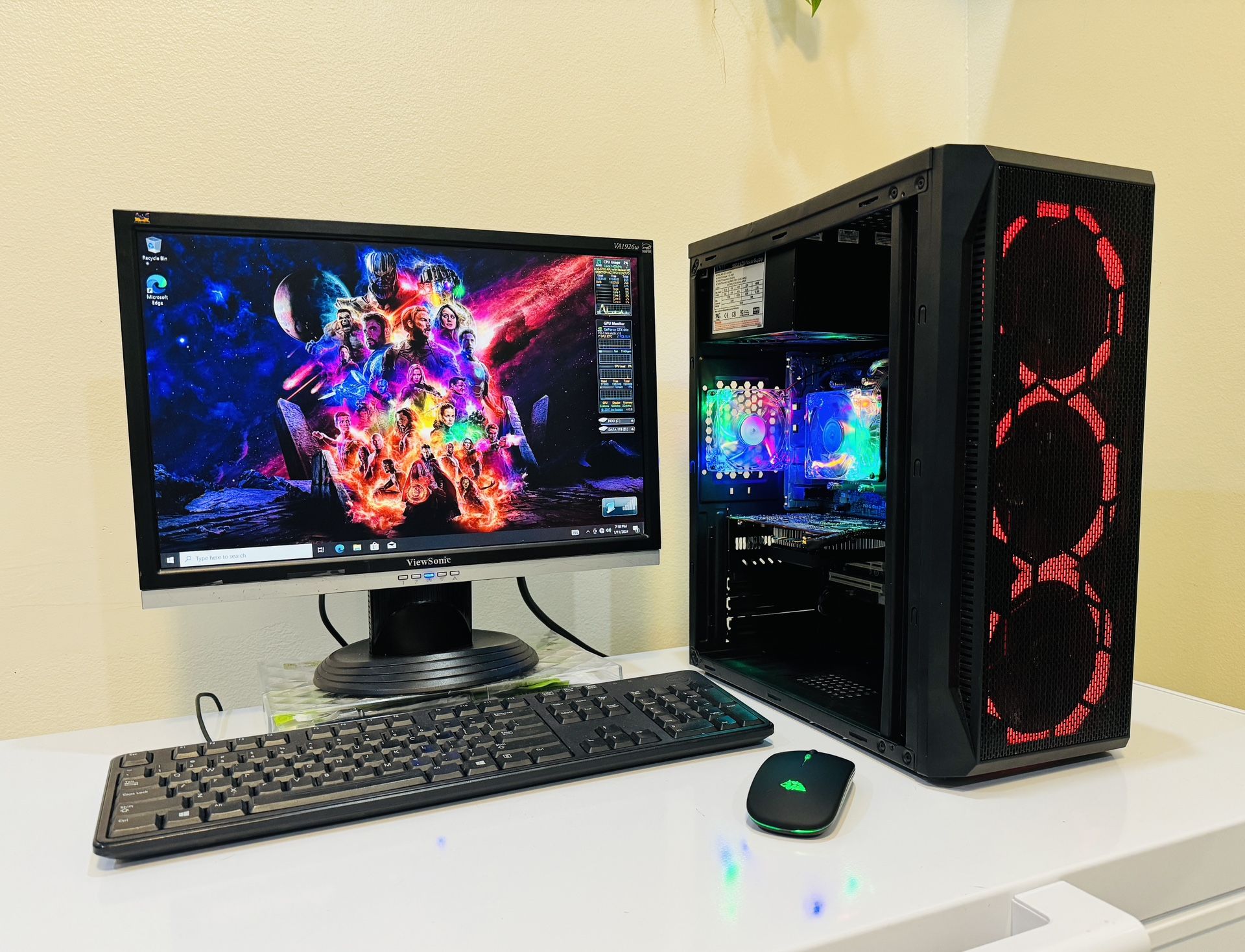 LENOVO Starter Gaming PC 4 Core CPU A10 5700 @3,4GHz. NVidia GTX660 ...