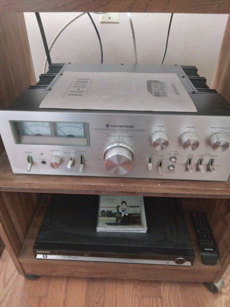 vintage Kenwood KA 9100 integrated amplifier w/ owners manuel from 1977 ...