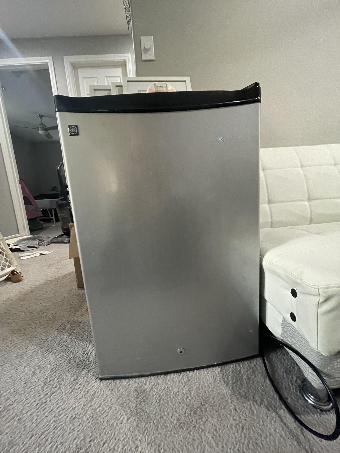 Ge Stainless Steel Small fridge with freezer for Sale in Henderson, NV ...